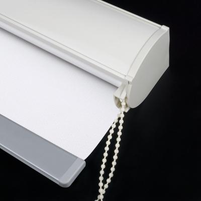 China Custom Diy Sunscreen Manual Roller Blinds Shade Commercial Residential System for sale