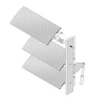 China Aeroscreen External Weather Louvre Aluminum Alloy 6063-T5 Decoration Air Ventilation for sale