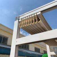 China Waterproof PVC Retractable Patio Awning With Led Lights 3 - 5 Years Warranty for sale