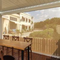 China Windproof Zip Track Blinds For Pergola Canopy Restaurant Balcony for sale