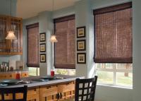 China Straw Material Manual Roller Blind Interior Decoration For Bedroom / Living Room for sale