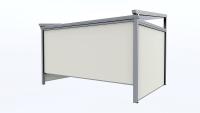 China Customized Size Zip Track Blinds Waterprof Roller Shades Aluminium Alloy for sale