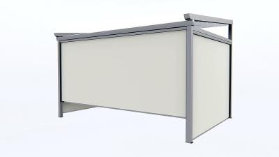 China Customized Size Zip Track Blinds Waterprof Roller Shades Aluminium Alloy for sale