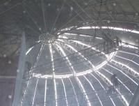 China Glass Structures Automatic Shade Awnings Motor Large Areas Various Fiberglass Fabrics for sale
