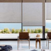 China Automatic Electric Window Blinds Custom Made Electric Blinds Motorized Control for sale