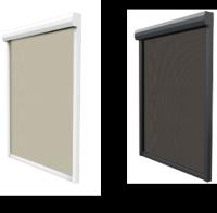 China Wind Proof Zip Track Blinds Heat Gain Roller Blinds Outdoor Fabric Material for sale