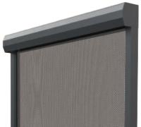 China Balcony Motorized Roller Zip Screen Blinds Pvdf Surface Treatment for sale