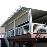 China Rainproof Outdoor Zip Track Blinds Suitable For Outdoor Residential Or Commercial for sale