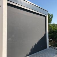 China Manual Zip Track Outdoor Blinds Shade Heat Gain Window Coverings Easy Operation for sale