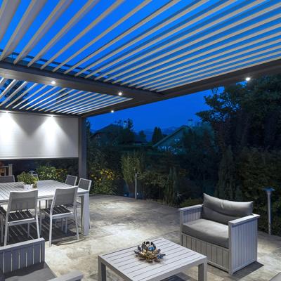 China PVC Residential Bioclimatic Retractable Outdoor Roof for sale
