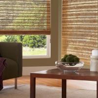 China SGS Sun Protection Manual Roller Blind Reed Shades for sale