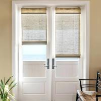 China Anti Mildew Reed Bamboo Mat Blockout Roller Blinds for sale