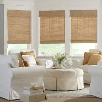 China Anti Mildew Reed Bamboo Mat Blockout Roller Blinds for sale