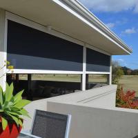 China Windproof Zip Track Blinds For Pergola Canopy Restaurant Balcony for sale