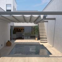 China High Strength Motorized Retractable Roof Pergola Bioclimatic for sale