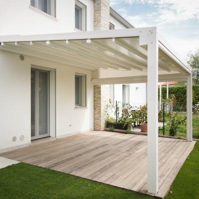 China Bioclimatic Waterproof  Removable Retractable Shade Cloth Roof for sale