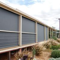China SGS Balcony Office  Window Electric Operated Zip Track Blinds for sale