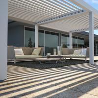 China Snow Load 160kg/M2 Bioclimatic Attached Covered Pergola for sale