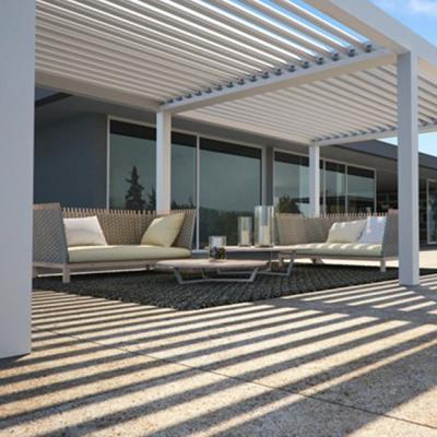 China Snow Load 160kg/M2 Bioclimatic Attached Covered Pergola for sale