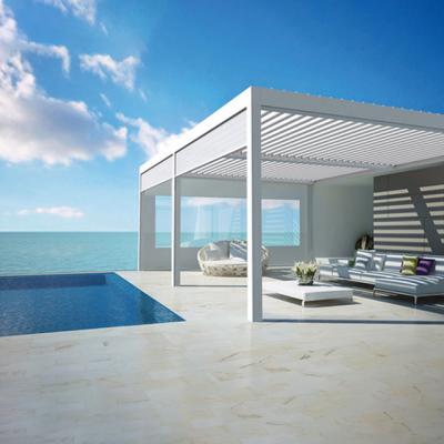 China ISO9001 Bioclimated 2.0mm Metal Frame Aluminum Pergola for sale