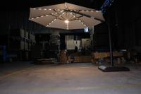 China 3.5m Waterproof Straight Outdoor Aluminum Sunbrella for sale