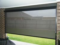 China Outdoor Remote Control Waterproof Roller Blinds For Home With Insect Proof for sale
