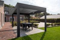 China Louver Roof Gazebo Garden Bioclimatic Aluminum Pergola Anodic Oxidation for sale