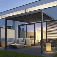 China Waterproof Louver Roof Aluminium Pergola Outdoor Bioclimatic for sale