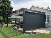 China Waterproof Louver Roof Aluminium Pergola Outdoor Bioclimatic for sale