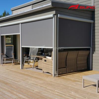 China Effortless DIY Or Professional Outdoor Zip Track Blinds For Any Styles And Sizes for sale