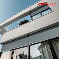 China Aluminium Alloy Sunshade Zip Track Blinds Window Covering for sale