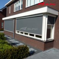 China Motorized Heat Gain Radiant Energy Zip Track Blinds Wind Proof for sale