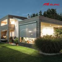 China Terrace Sun Shading Motorized Outdoor Roller Blinds Pvdf Surface for sale