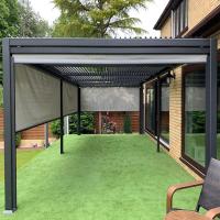 China Garden Arches Motorized Aluminum Pergola Rodent Proof For Courtyard for sale