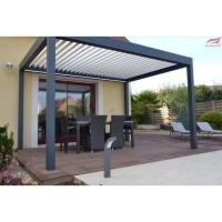 China Architectural Aluminum Pergola Motorized Modern Patio Pergola for sale