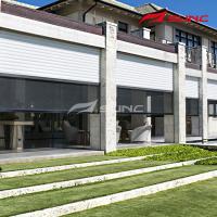 China Motorized Roller Shade Zip Track Blinds For Pergola Canopy Restaurant for sale