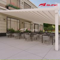 China Customizable Outdoor Shade Aluminum Alloy Adjustable Canopy Pergola for sale