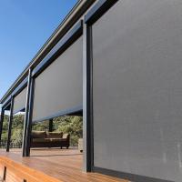 China Outdoor Waterproof Zip Track Blinds Patio Roll Up Shade Window Roller Blinds for sale
