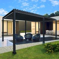 China Easily Assembled Waterproof Aluminum Pergola With 6063 Beam for sale