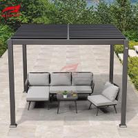China Adjustable Hardtop Outdoor Louvered Pergola Rot Proof SGS for sale