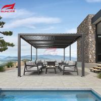 China Sunc Outdoor Waterproof Motorized Pergola Systems Aluminum Extruded for sale