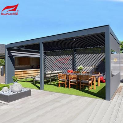 China Garden Waterproof Motorized Aluminum Pergola Rot Proof for sale