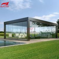 China Garden Waterproof Motorized Aluminum Pergola Rot Proof for sale