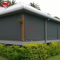 China Rainproof and Waterproof Outdoor Zip Track Blinds with Adjustable Openness for sale