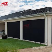 China Customizable Fabric Zip Track Blinds With Aluminium Side Tracks for sale