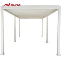 China Garden Building Steel Louver Aluminum Pergola Rot Proof Extruded for sale