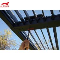 China Outdoor Retractable Louvered Aluminum Pergola Garden Building Manual Pergola for sale