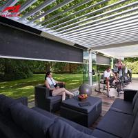 China 3x6m Louver Outdoor Aluminium Pergola Waterproof Garden Building for sale