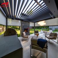 China 3x3m Outdoor Aluminium Pergola Garden Building Motorized Louver Pergola Gazebo for sale
