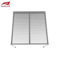 China 4x4m 4x3m 3x3m Wall-mounted Aluminium Manual Louvered Pergola Gery Outdoor Garden Building for sale